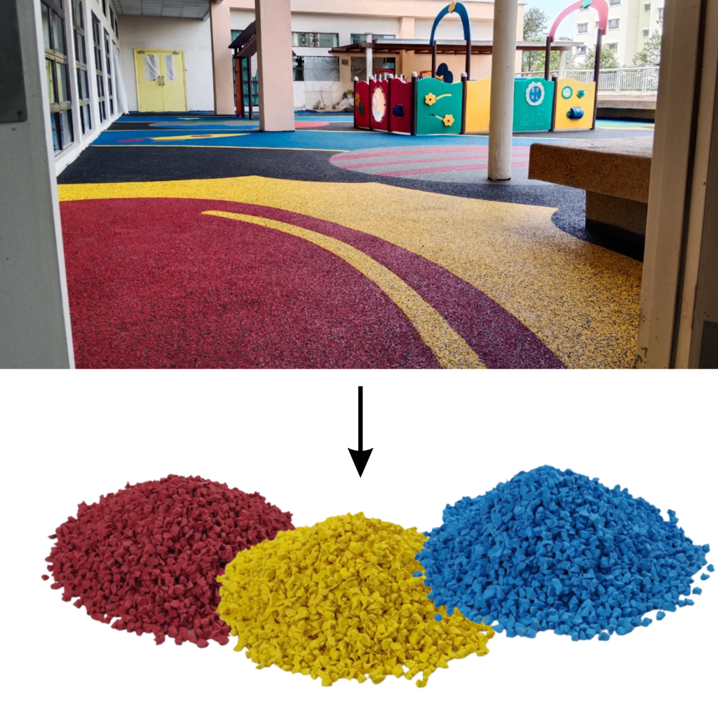 How Colourful EPDM Designs Can Attract Children to Playgrounds